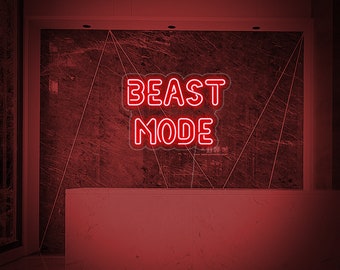 Beast Mode Sign - Etsy