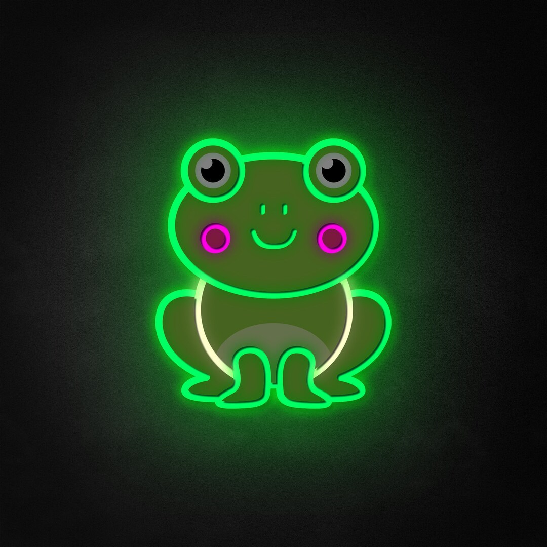 Cute Frog Neon-like Sign,led Neon Sign Light ,best Gifts,neon Like Sign ...