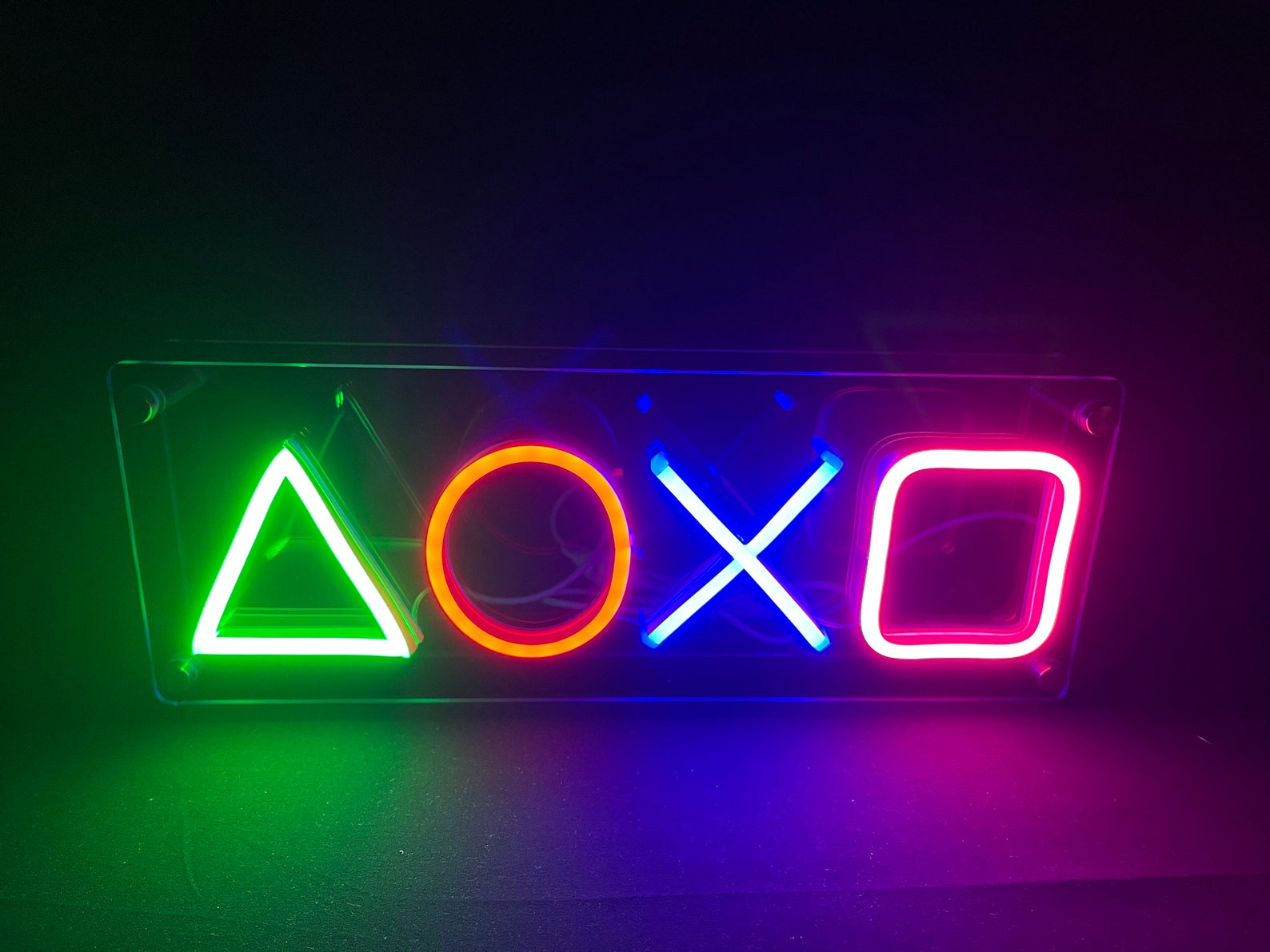 Playstation LED Neon Sign Playstation Desk Neon Light | Etsy