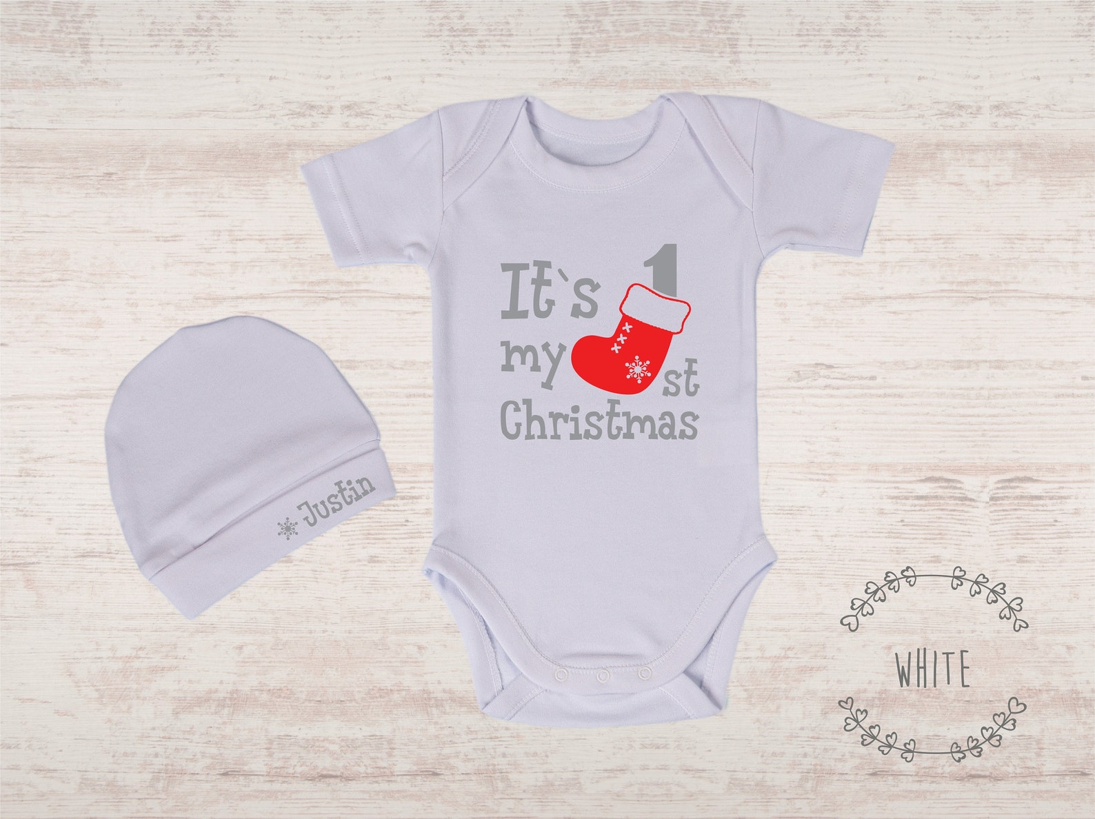 My First Christmas Baby Boy Outfit It's My 1st Christmas - Etsy Australia