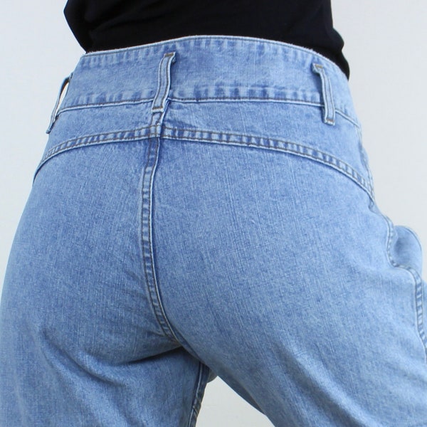 Patchwork Flare Jeans - Etsy