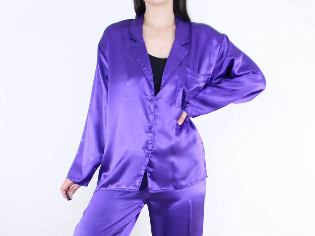 Vintage 90's Victorias Secret Sleep Set, Gold Label, Purple ...