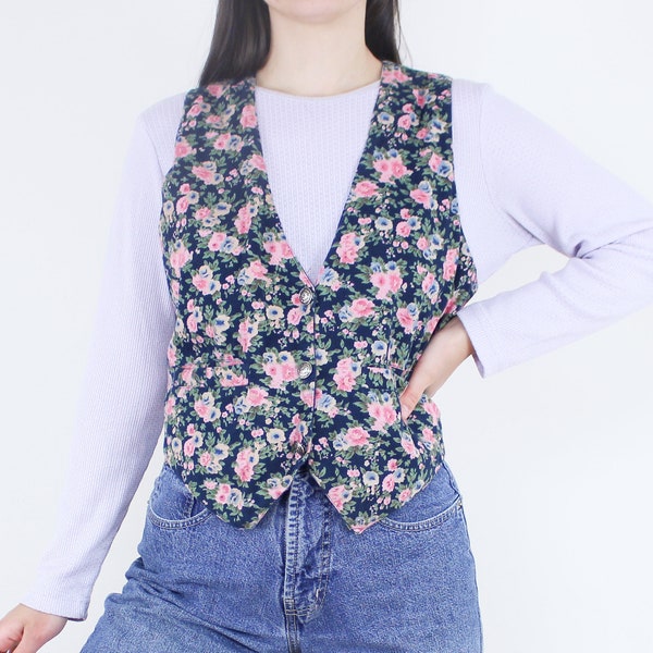 Button Front Vest - Etsy