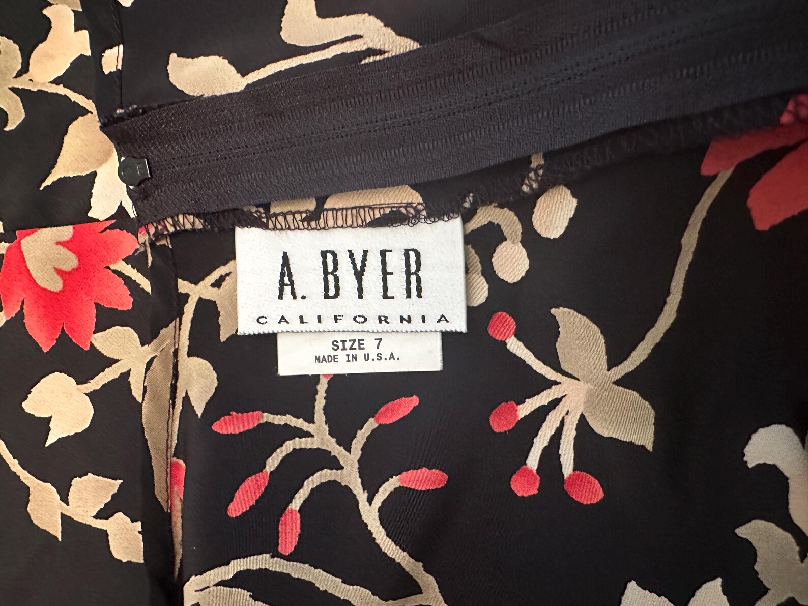 Vintage 90's Moody Floral Mini Dress, A. Byer, Tank, Sleeveless, A-line ...