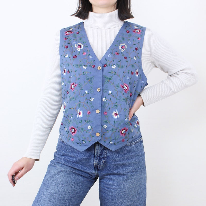 Embroidered Vests - Etsy