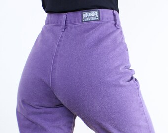 Purple Mom Jeans - Etsy