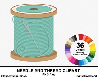 Thread Spool Clipart | Etsy