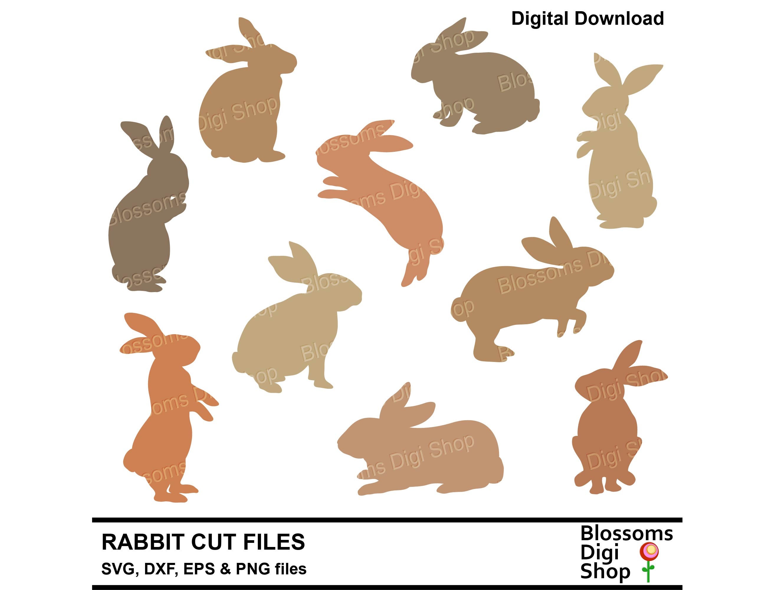 Bunny Silhouette Vector