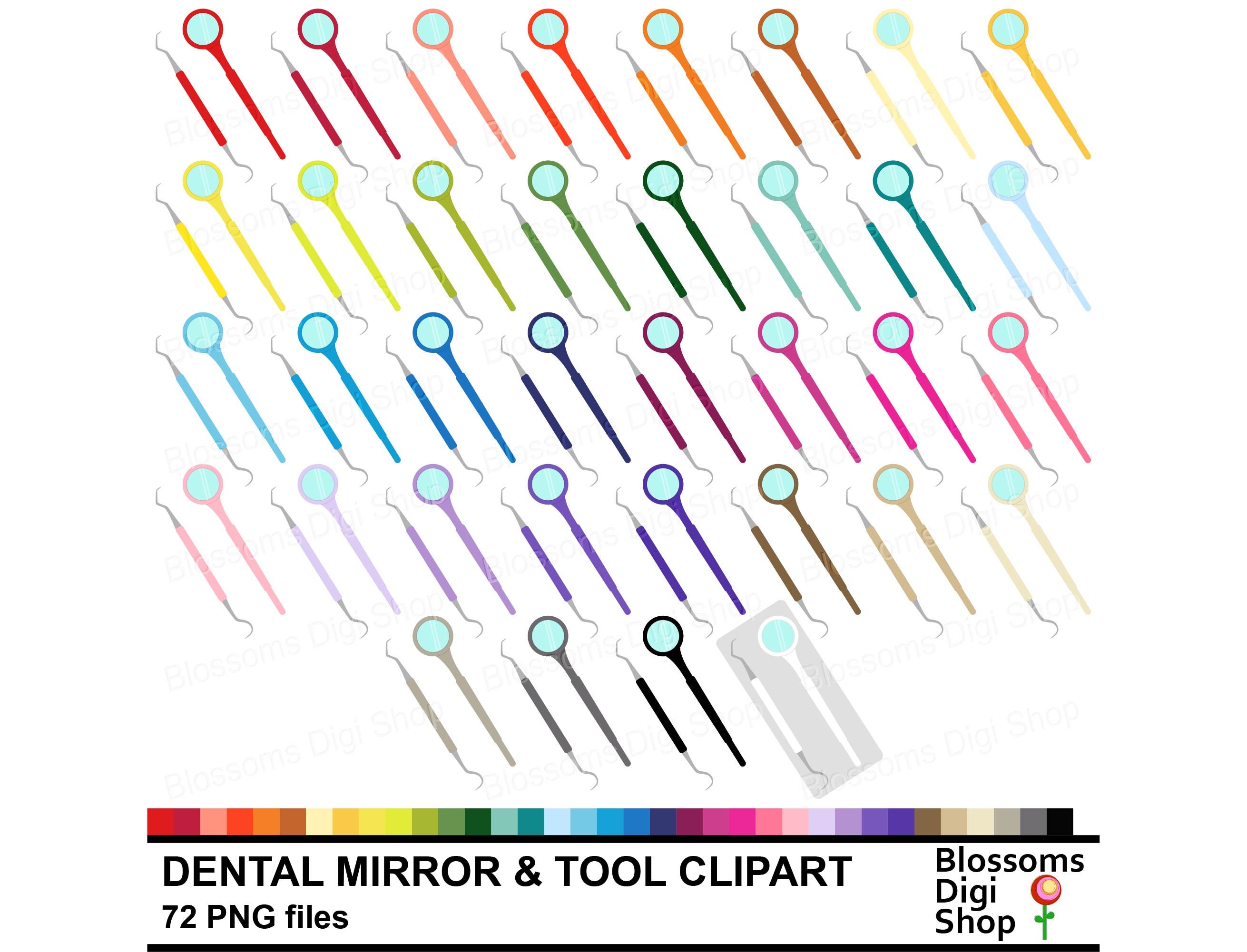 Dental Tools Clip Art