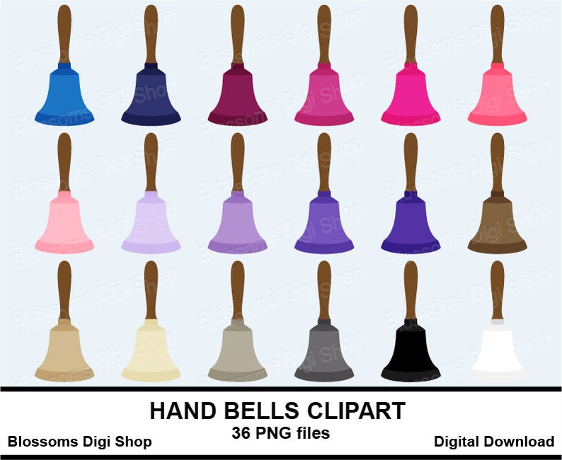 Hand Bells Clipart Bell Png Bell Clipart Bell Vector Bells - Etsy