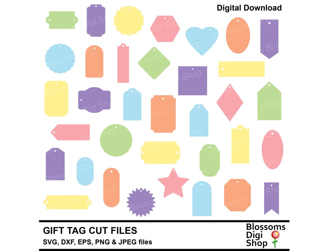 Gift Tag, Svg Cut Files, Tags Template, Basic Shapes, Swing Tag ...