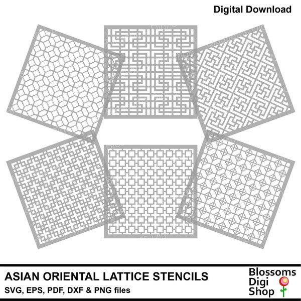 Asian Stencils - Etsy