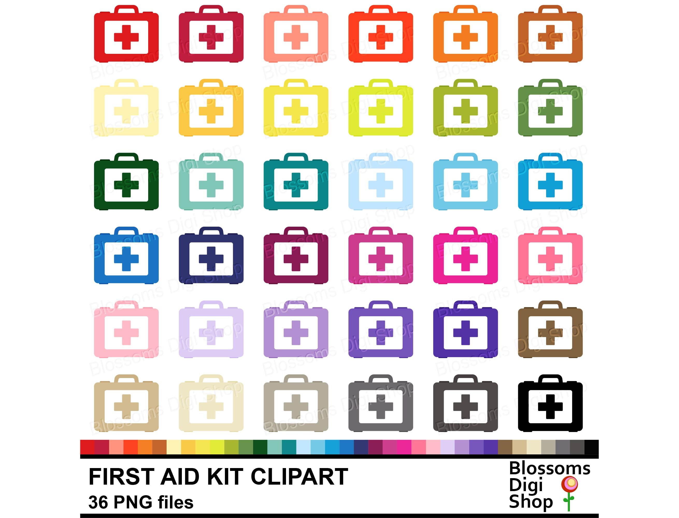 First Aid Kit, Sticker Clipart, Medical Png, Emergency Kit, Healthcare ...