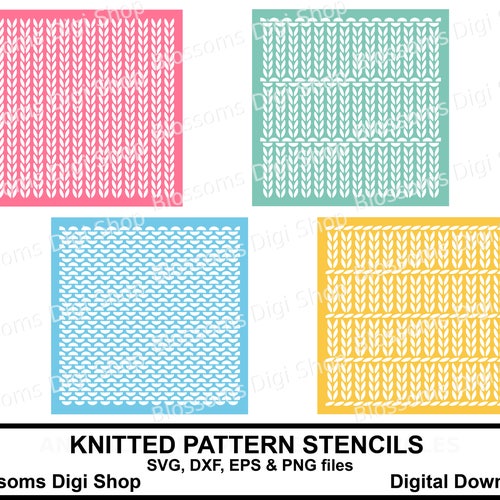 Knit Sweater Stencil SVG Cut File - Etsy