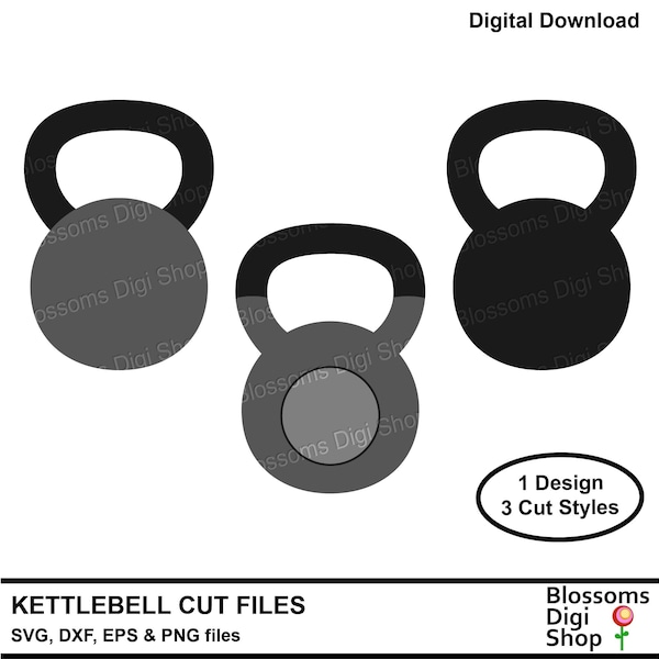 Kettlebell Clipart - Etsy