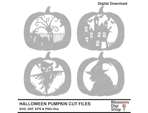 Graveyard Pumpkin Stencil