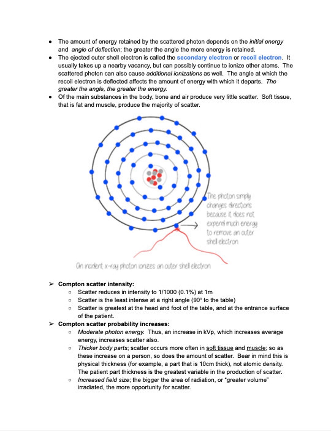 Rad Notes COMPLETE Procedures Image Production & Radiation Safety ...