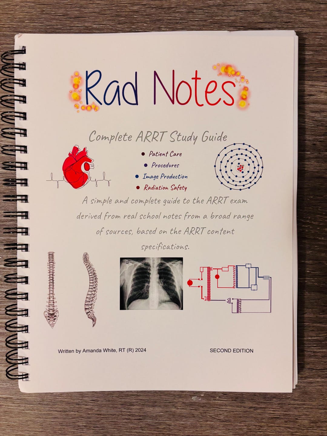 Rad Notes Complete ARRT Registry Guide (second Edition) HARD COPY ...