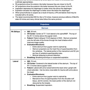 Rad Notes Procedures & Anatomy Radiography and ARRT Registry Guide ...