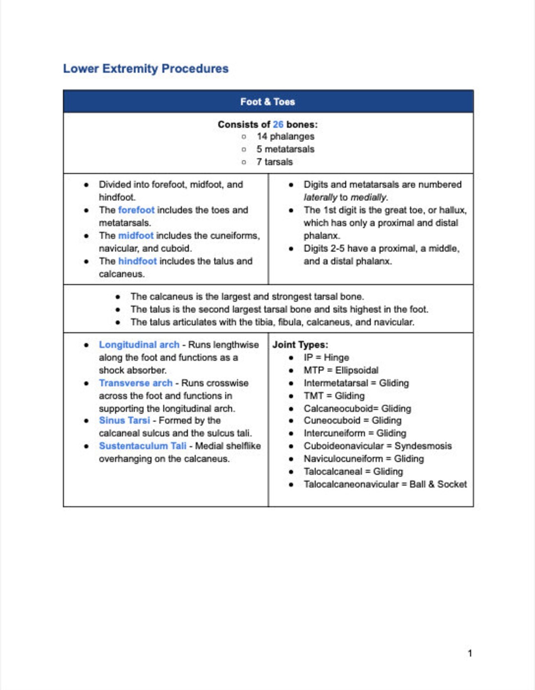Rad Notes Lower Extremity Radiography Study Guide digital Copy - Etsy