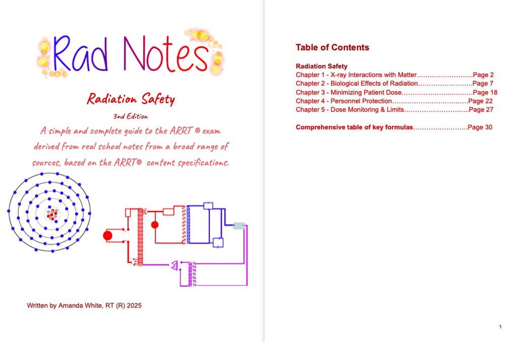 Rad Notes - Radiation Safety - THIRD EDITION- Radiography and ARRT ...