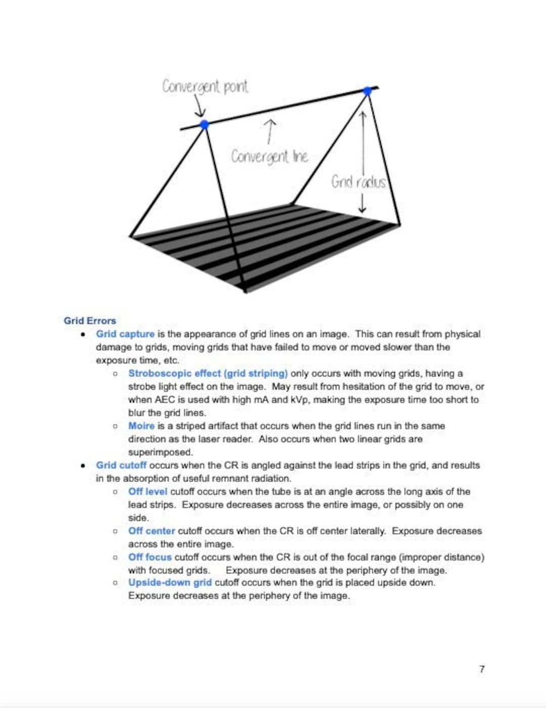 Rad Notes X-ray Equipment Radiography Study Guide digital Copy - Etsy
