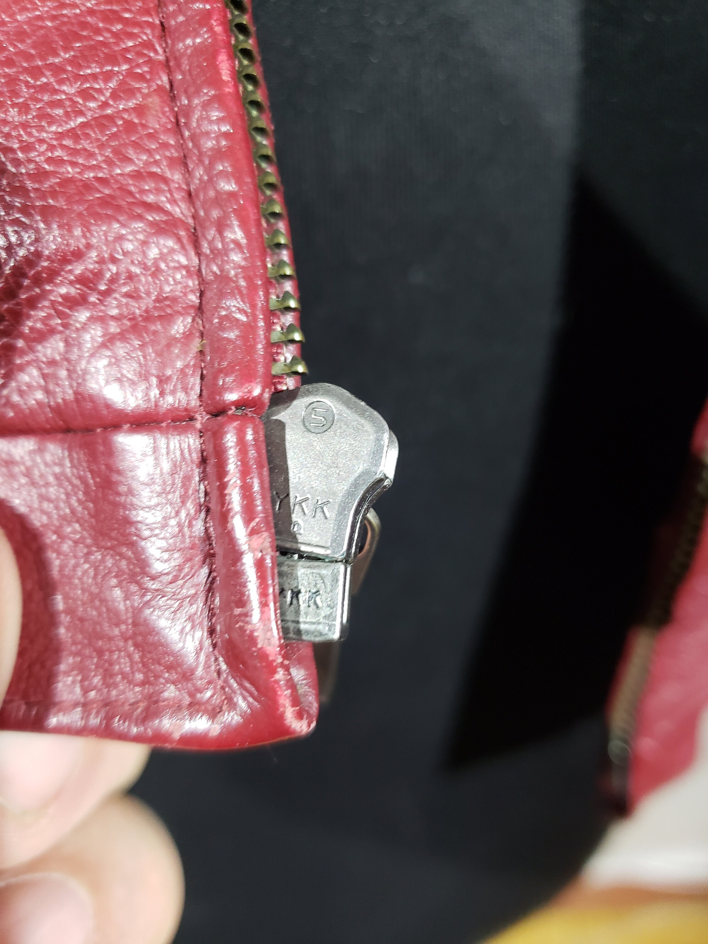 Red Leather Women's Jacket. Women's Burgundy Leather Jacket With a ...