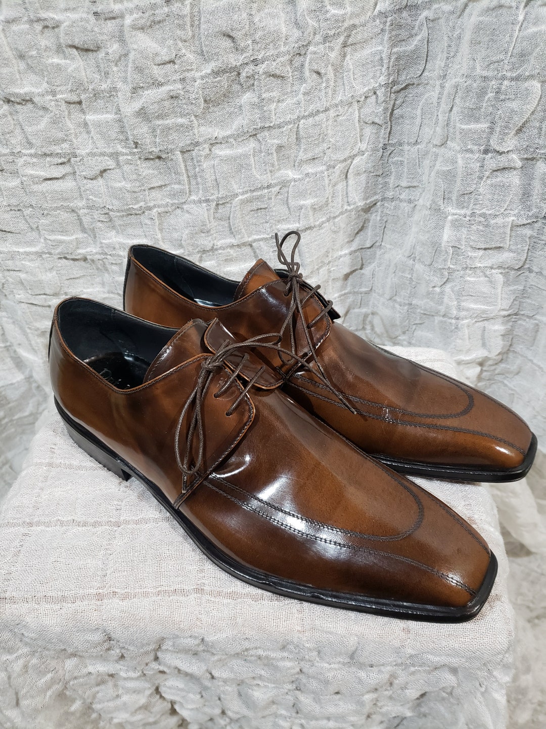 Refined Men's Shoes Made of Genuine Patent Leather. - Etsy