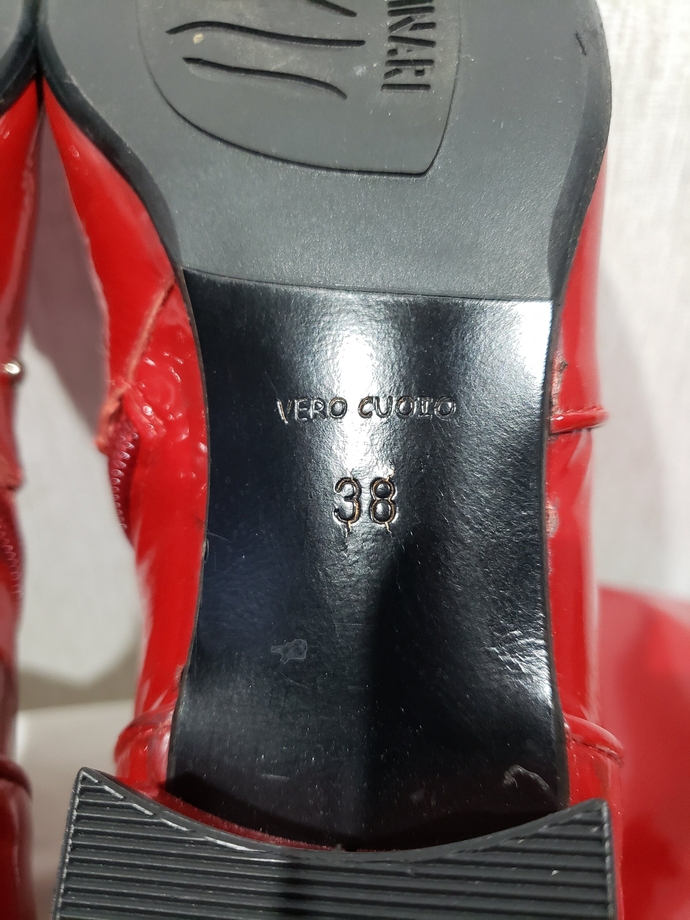 Stylish Red Women's Leather Boots. Red Elegant Patent Leather Boots. - Etsy