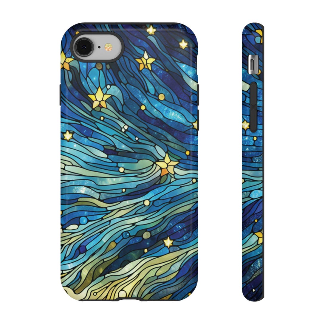 Night Sky Stained Glass Look Phone Case Tough Cases for Iphone, Samsung ...