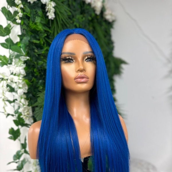 Blue Lace Front Wig - Etsy