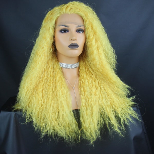 Yellow Wig - Etsy