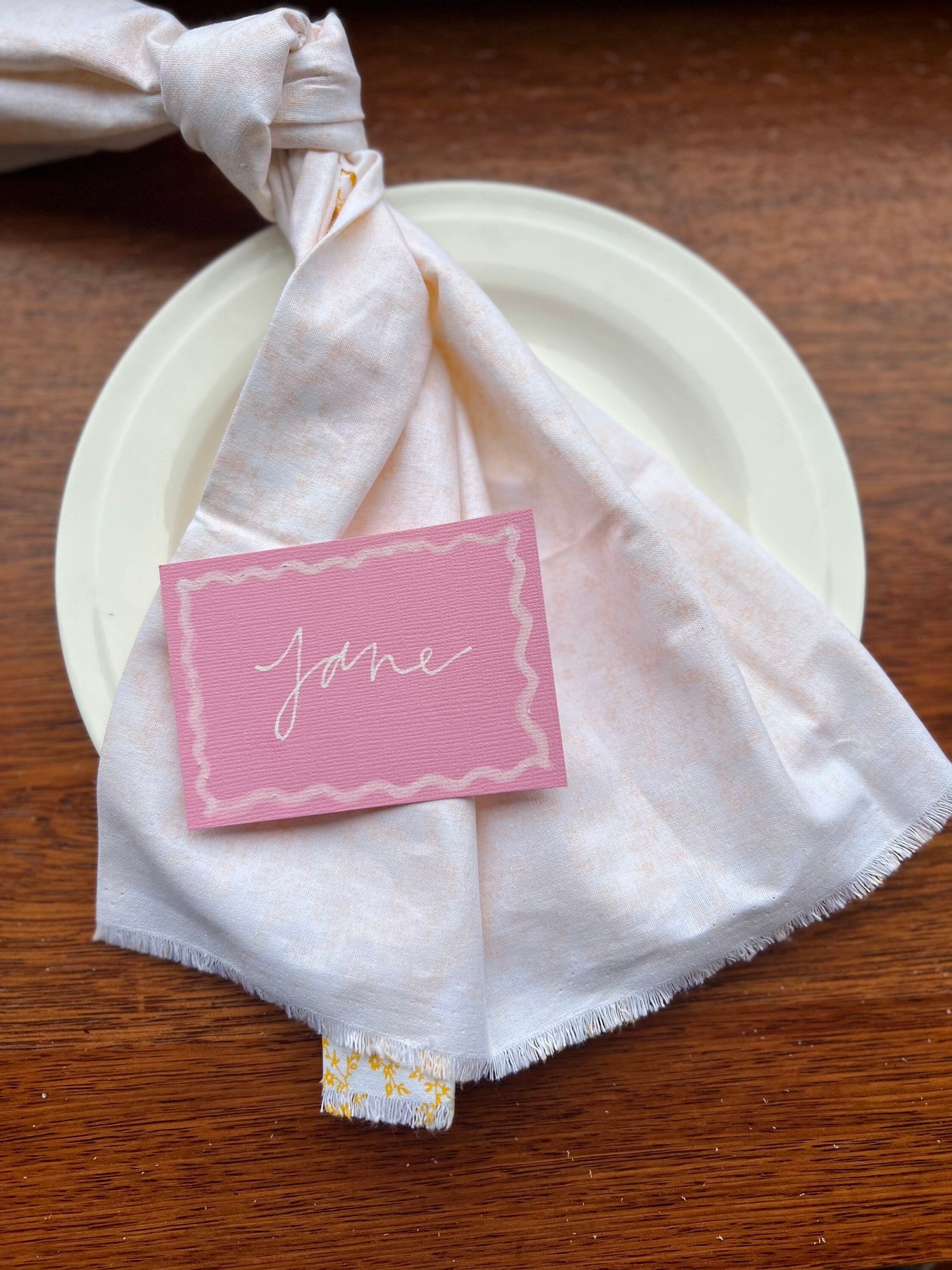 Place Cards bright Colours - Etsy Australia