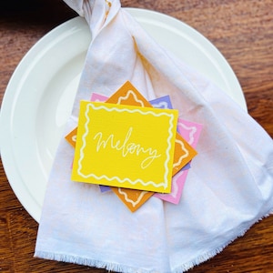 Place Cards -bright Colours - Etsy Australia