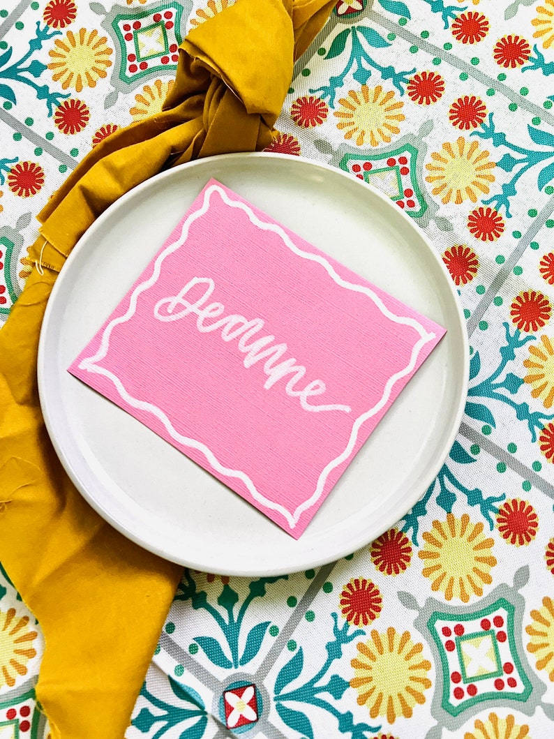 Place Cards -bright Colours - Etsy Australia