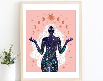 Earth Goddess Art | Etsy