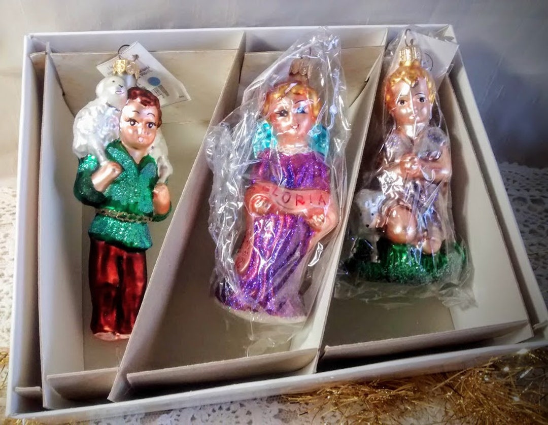 Vintage Christopher Radko Shepherds Prayer Gloria Christopher Ornament ...