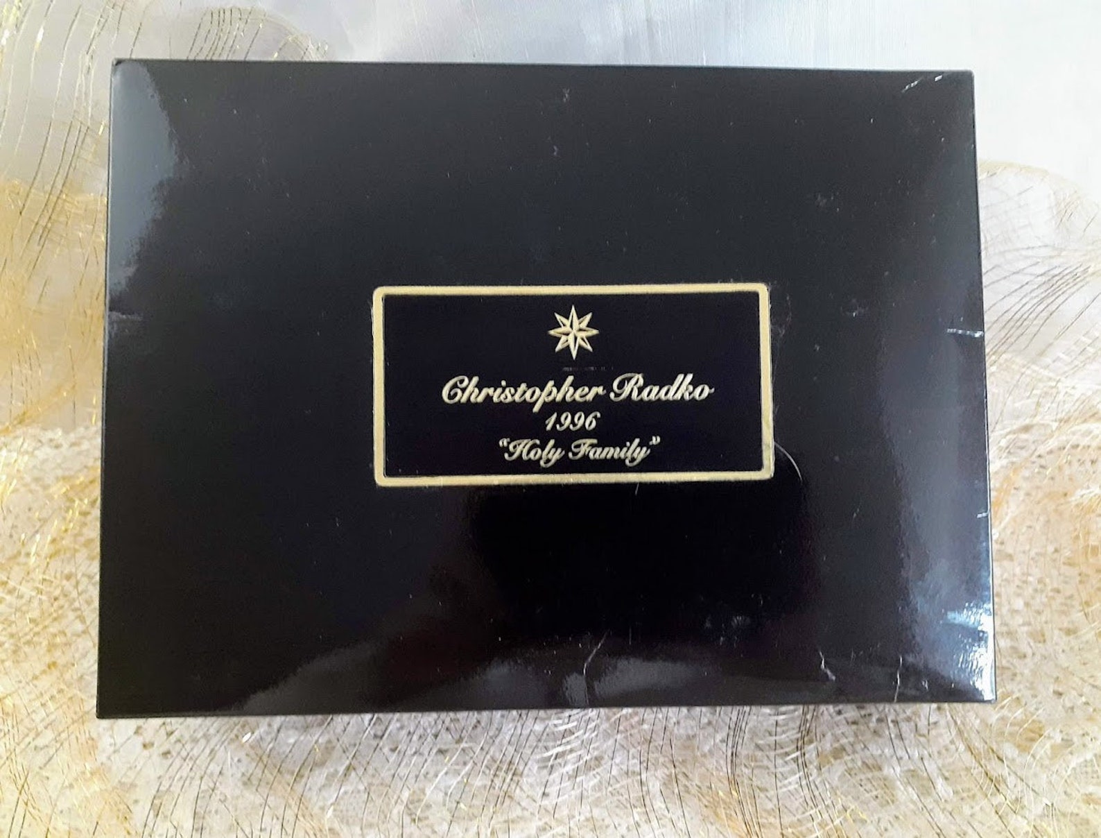 Vintage Christopher Radko Holy Family Nativity Set: 1995 Limited ...