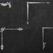 Chalkboard Decorative Corners Set, Vintage Clip Art, Chalk Frames, PNG ...