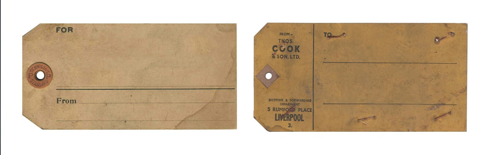 Vintage Luggage Tags, Blank Baggage Labels, Junk Journal, Antique ...