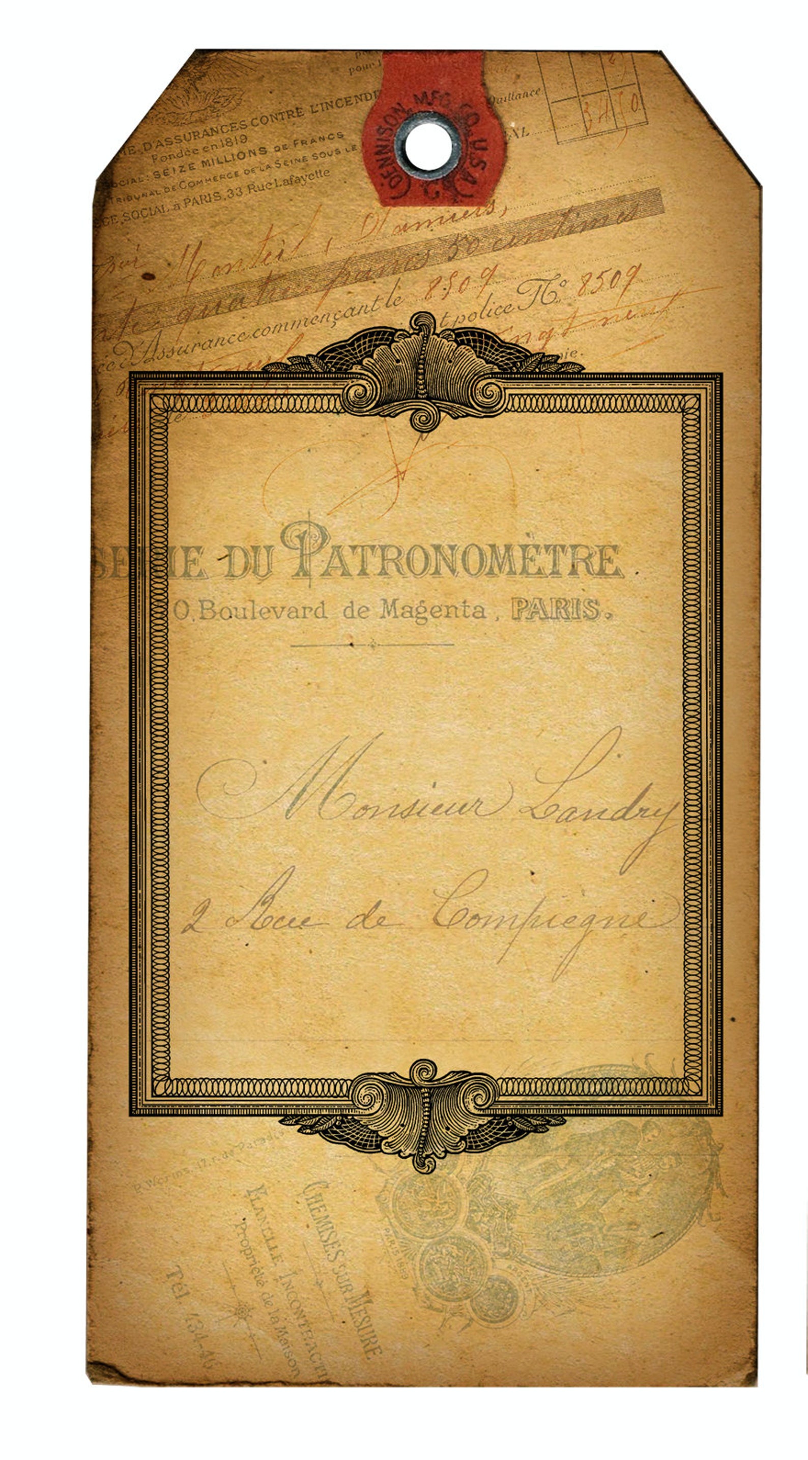 Decorative Vintage Tags Printable Tags Tags Clip Art - Etsy Canada