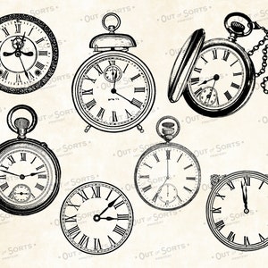 Clocks and Watches Overlays, Vintage Stopwatch PNG, Antique Pocket ...