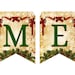 Merry Christmas Banner, Printable Holiday Bunting, Festive Party Decor ...
