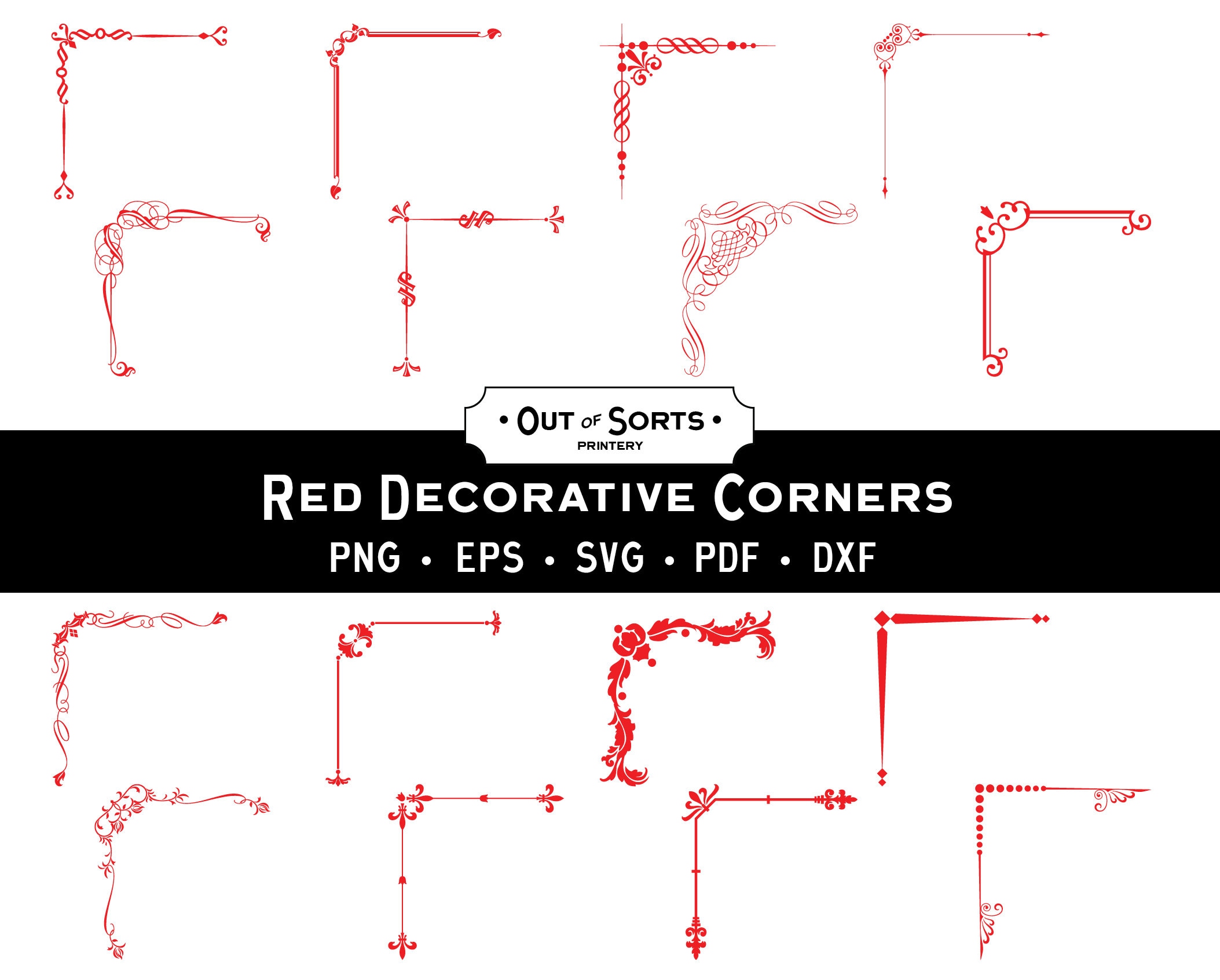 Red Corner Border at Kendra Mayes blog