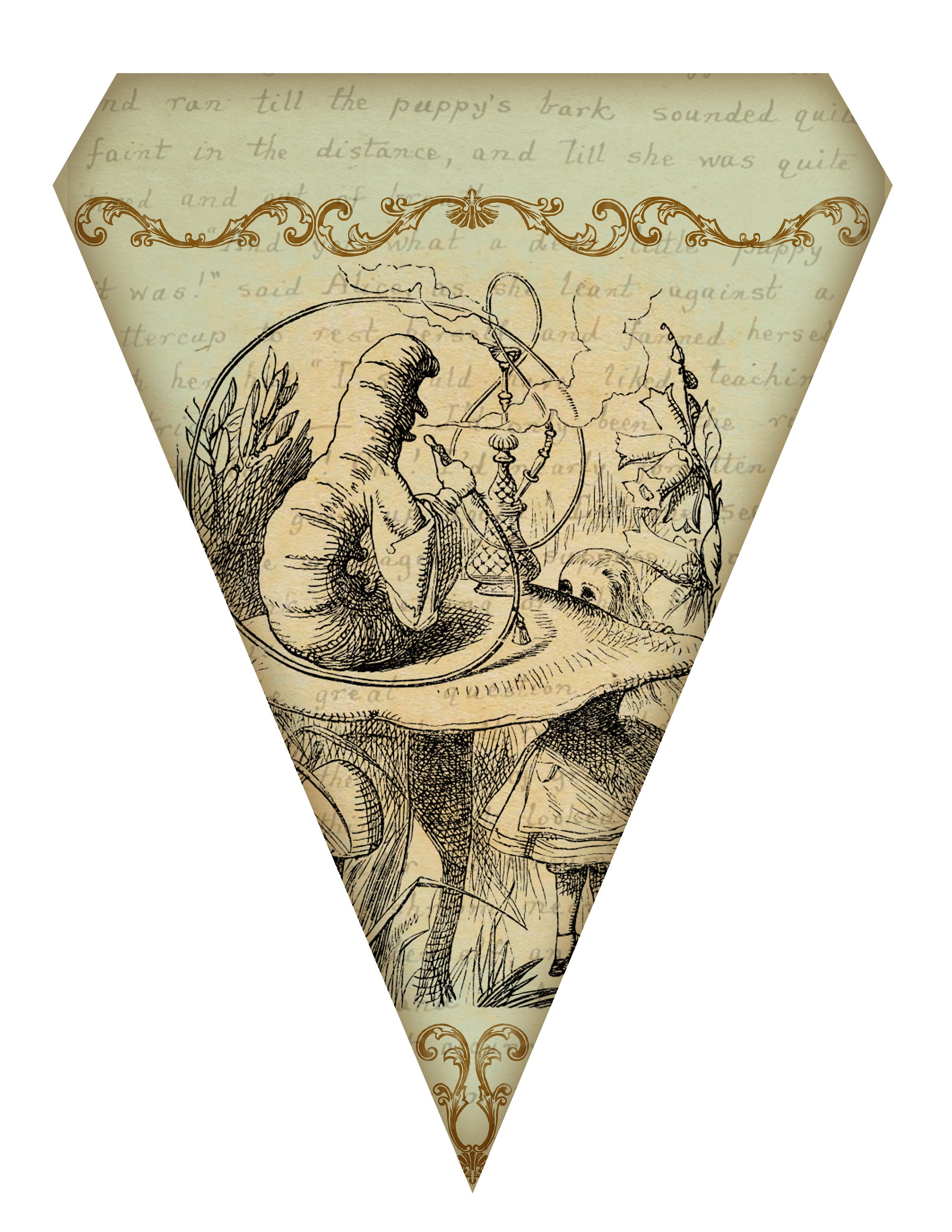 Printable Alice in Wonderland Banner Alice Banner Alice - Etsy