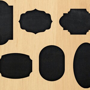 Printable Chalkboard Labels, PNG Chalk Frames, Chalkboard Borders ...