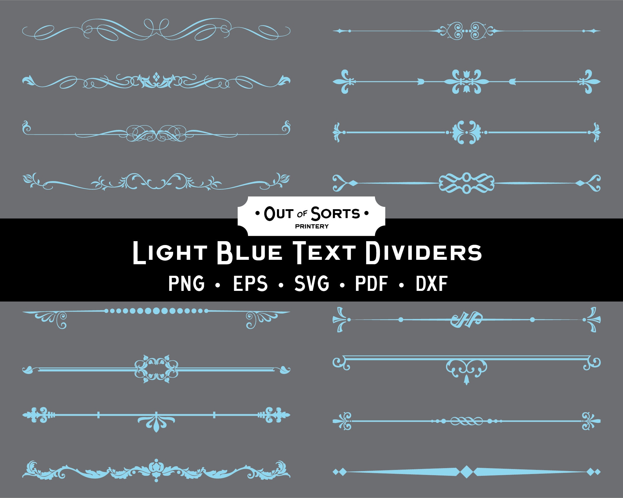 Blue Divider Png