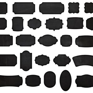 Printable Chalkboard Labels, PNG Chalk Frames, Chalkboard Borders ...