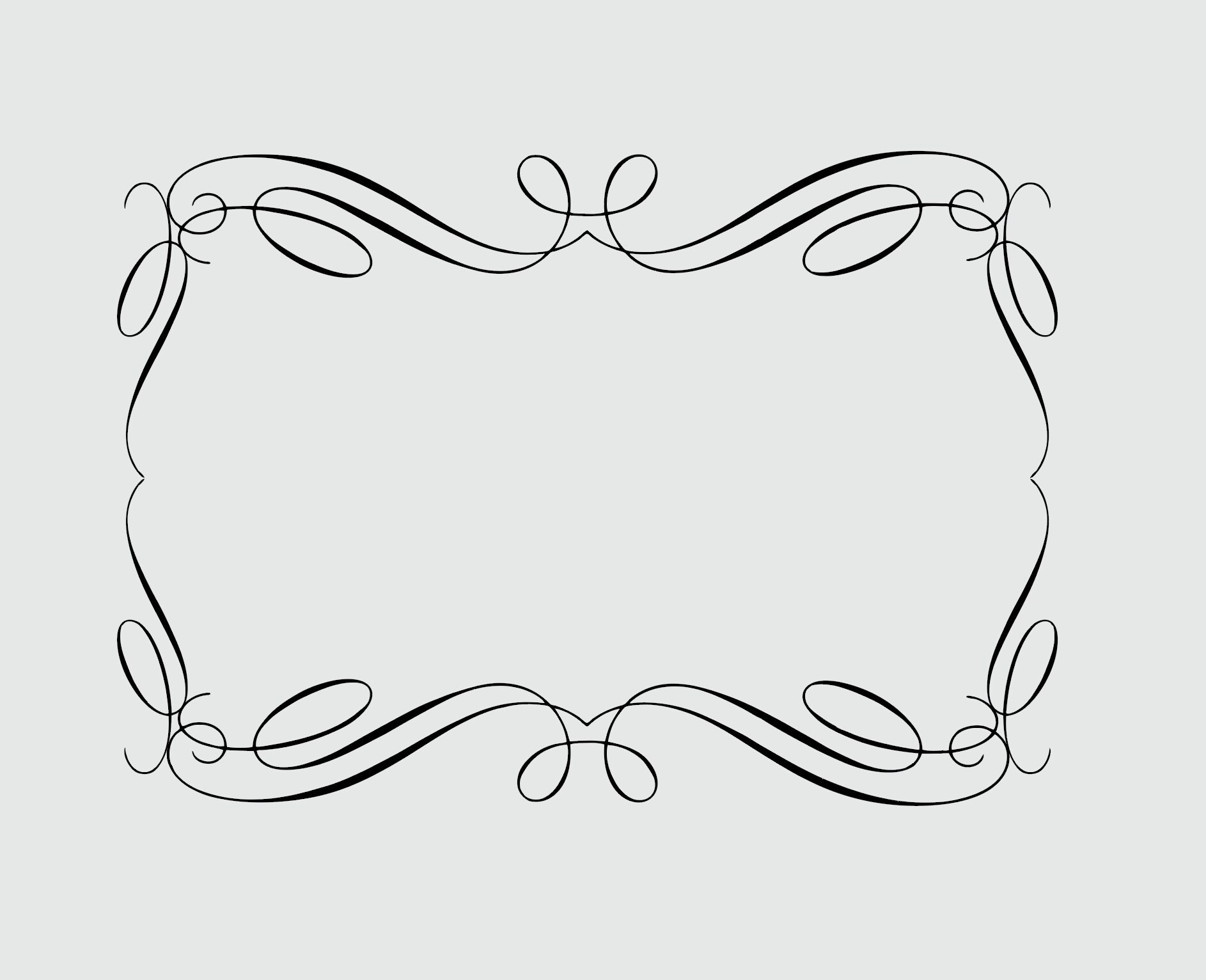Scrolls and Flourishes Set, Decorative Ornaments, SVG Corners, Dividers ...