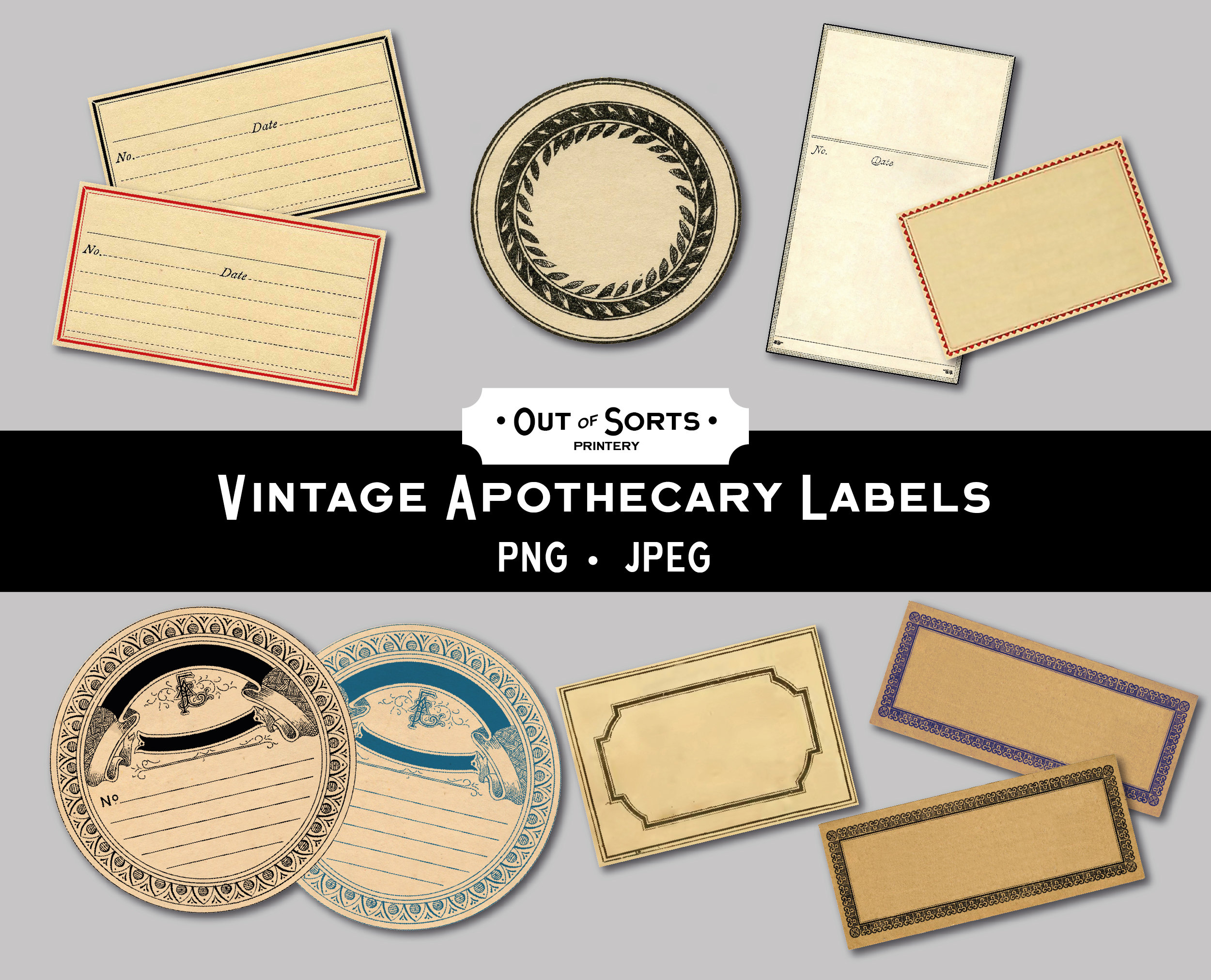 Blank Vintage Label Png